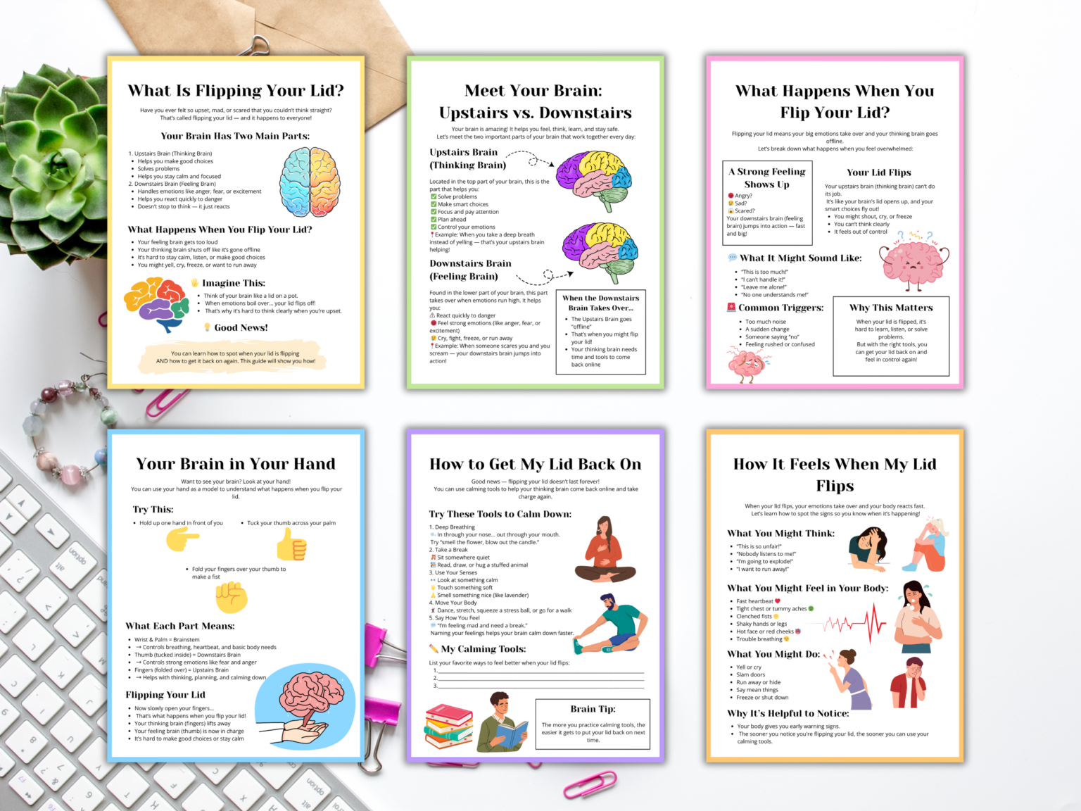 Flipping Your Lid Worksheet