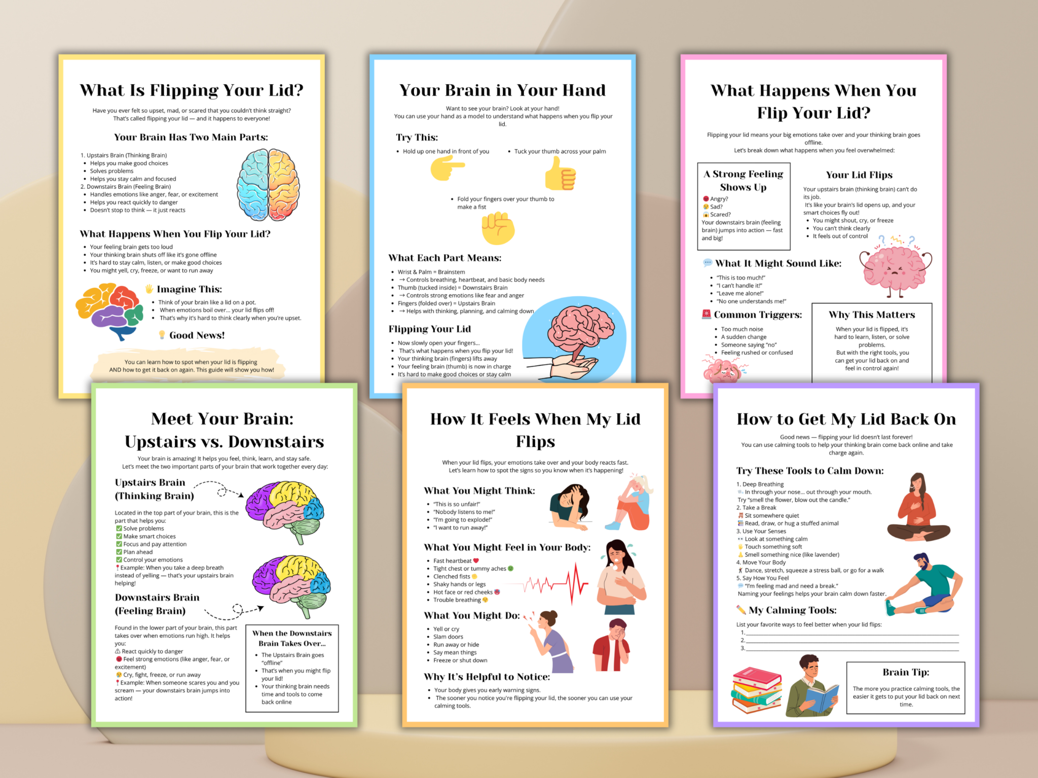 Flipping Your Lid Worksheet